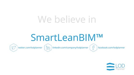 How to create a visual BIM Scope LOD/MPDT/MPS - for clearer contracting ...