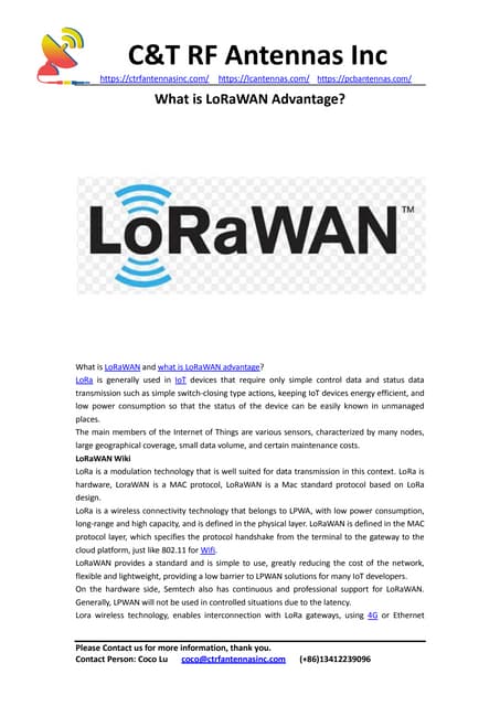 LoRaWAN Gateway- Understanding the Basics | PDF