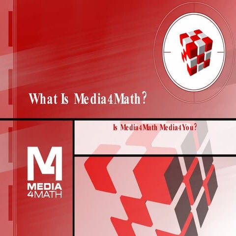 What Is Media4Math? | PPT | Technology & Computing