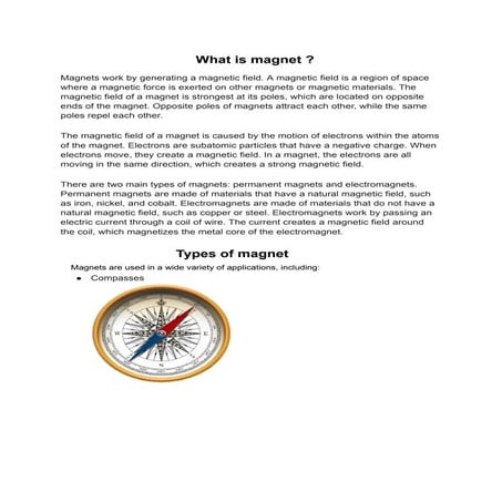 What is magnet.pdf