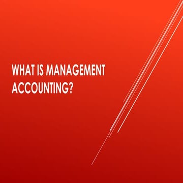 Management accounting | PPTX