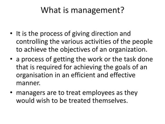 Hierarchy of management that covers different levels of management ...