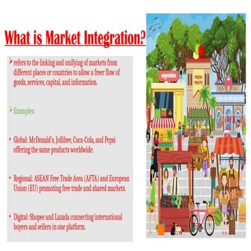 What is Market Integration and Its Types | PDF