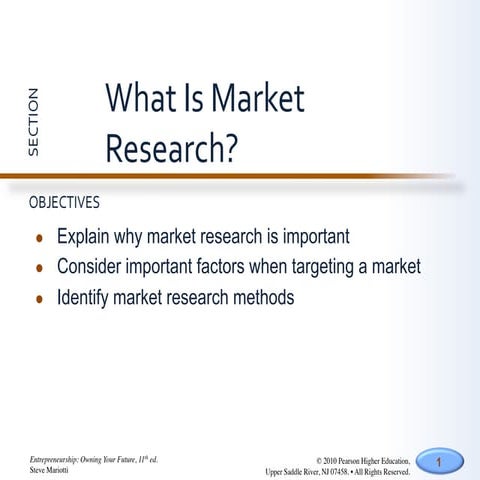 What is market research | PDF