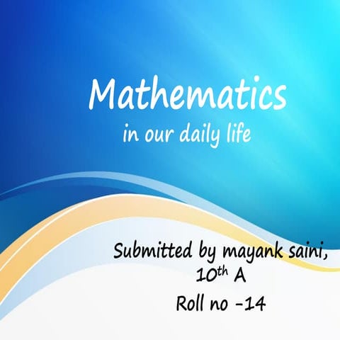 What is mathematics | PPT