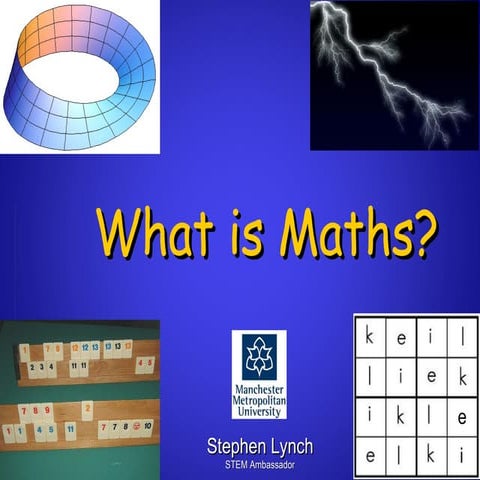 What is maths | PPT