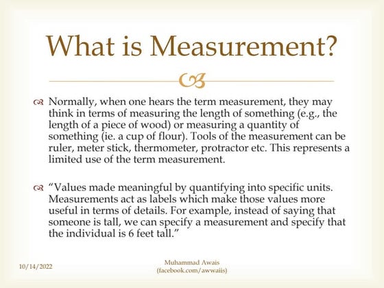 Levels of measurement | PPTX