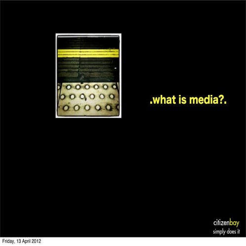 What is media? | PDF
