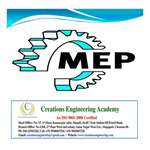 HVAC & MEP Training Courses in Chennai | PPT