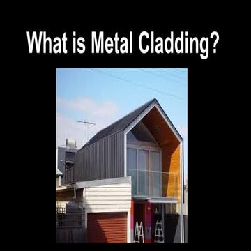 What is metal cladding? | PDF