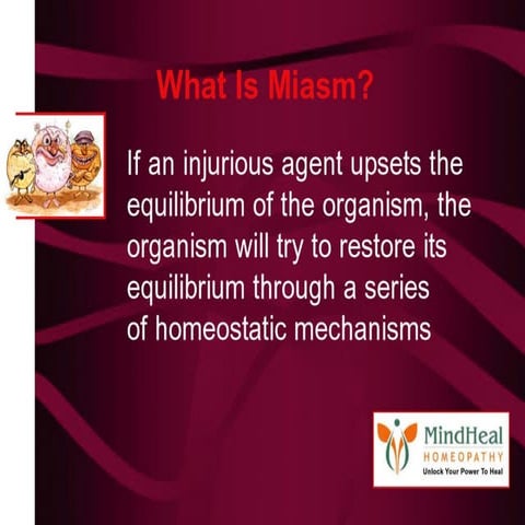 MindHeal: What Is Miasm? | PPT