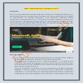 What is Microsoft Azure and How to Use It?