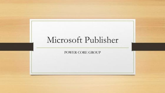 MS PUBLISHER- Basic Parts and Functions.pptx