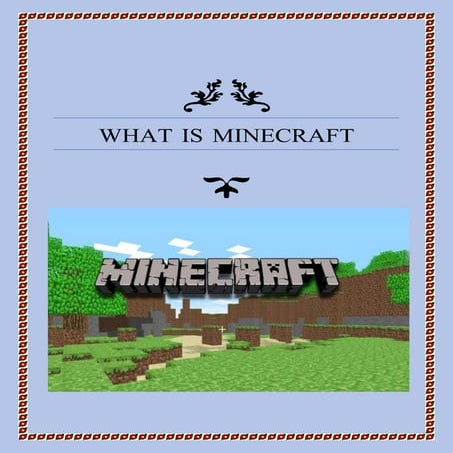 What is minecraft. | PDF