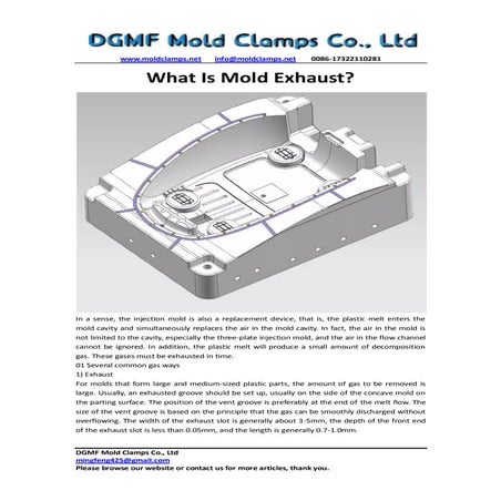 How to design injection mold air vent? | PDF