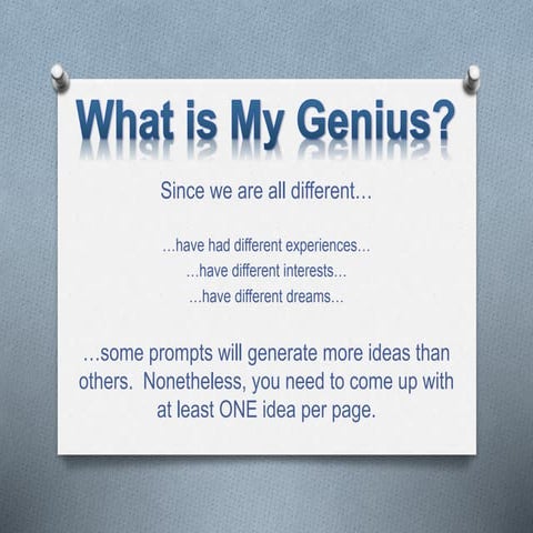 What is my genius | PPTX