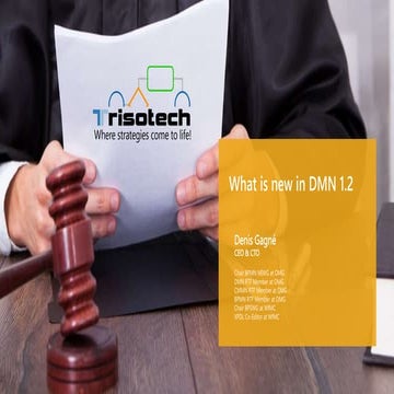 What is new in DMN 1.2 | PPT