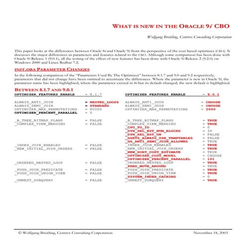 What is new in the Oracle 9i CBOptimizer.pdf