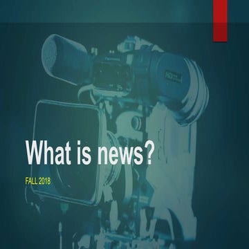 Definitions of ‘’the news’’ | PPTX