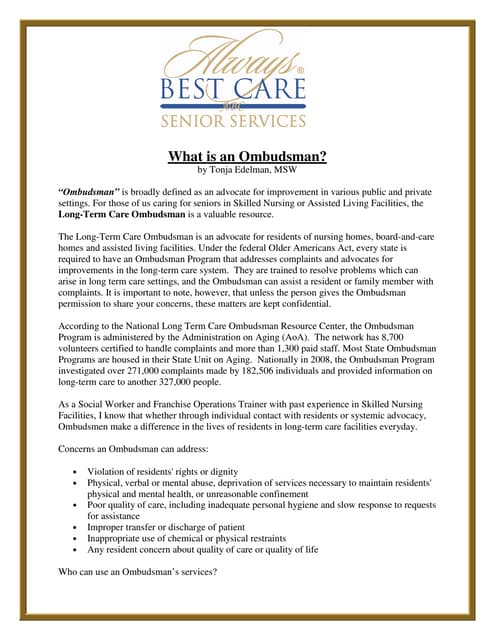 Evolution of Ombudsman Institutions | PPT