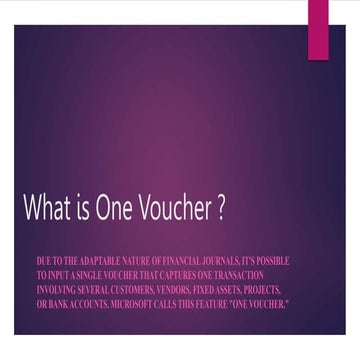 What is One Voucher and its impact and definition.pptx