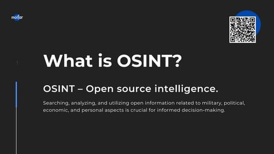 OpenSourceIntelligence-OSINT.pptx | Internet | Computing