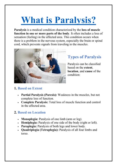 Hemiplegia & paraplegia | PPT