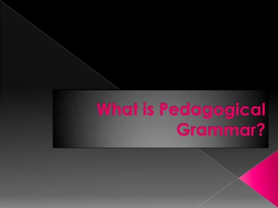 Grammar | PPT