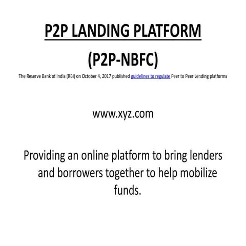 P2P-NBFC | PPTX
