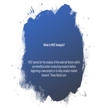 Pestle analysis | PPTX