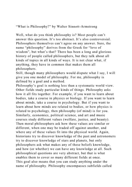 What is philosophy presentation | PPT | Physics | Science