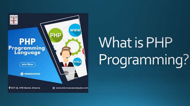 Php Programming Course Ppt 8937