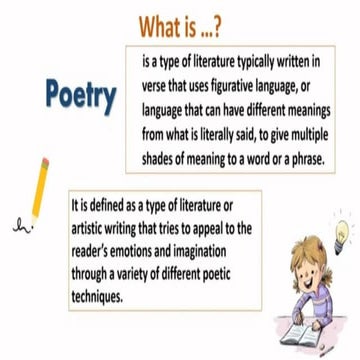 Poetry PowerPoint Presentation for Grade 8 | PPTX