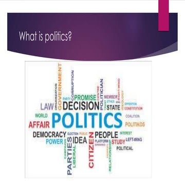 What is politics? | PPTX