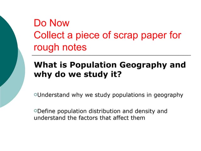 Population and environment | PPTX