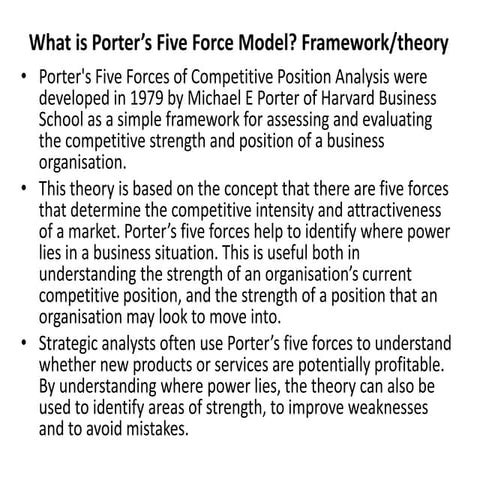 What is Porter’s Five Force Model.pptx