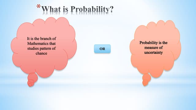 Probability | PPTX
