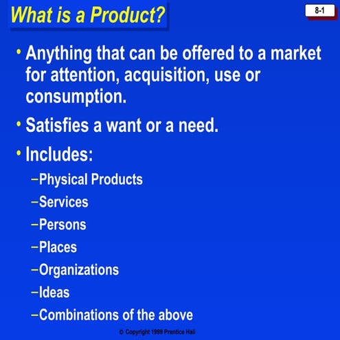 What is product | PPT
