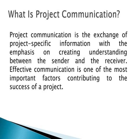 project communication | PPTX