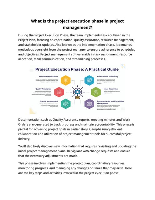 What are the 4 stages of project management.pdf