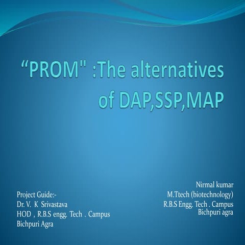 What is prom | PPTX