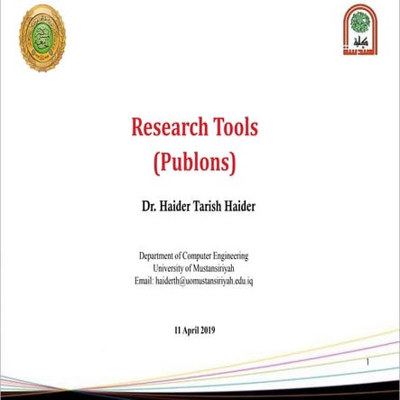 What is Publons | PDF