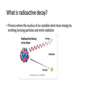 What is radioactive_decay | PPTX