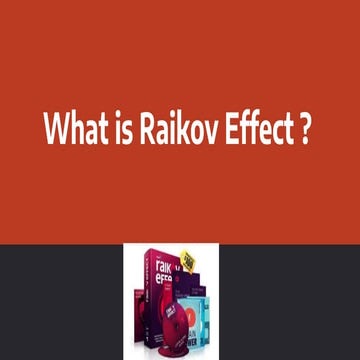 What is raikov Effect? | PPT