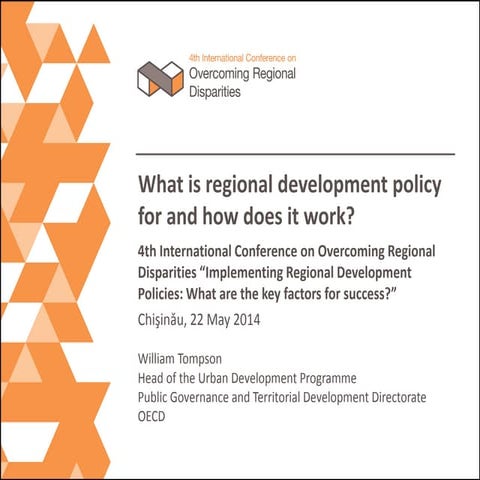 What is regional development policy for and how does it work | PDF ...