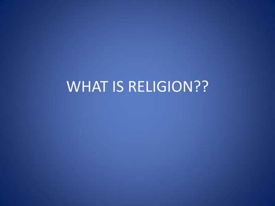Introduction to World Religions and Belief Systems lesson 1.pptx | Spirituality | Religion ...