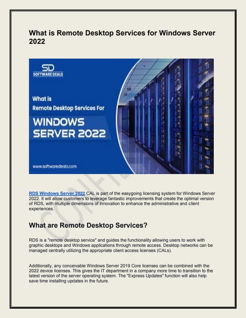 How Can Remote Desktop Services Help You? | PDF