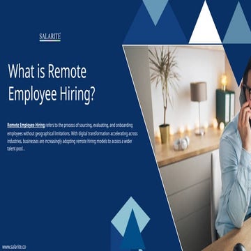 Remote Employee Hiring: A Complete Guide for Modern Businesses | PPTX