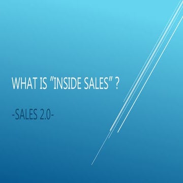 What is sales 2.0 | PPT