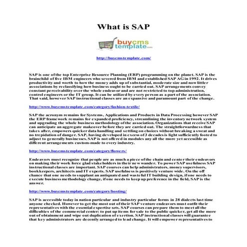 SAP FOR Media | PDF